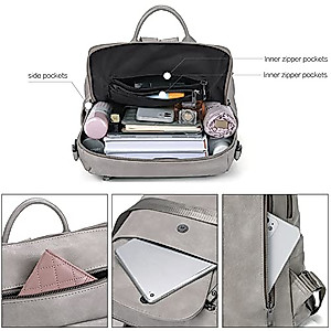 CLUCI Womens Backpack Purse Large Leather Travel Convertible Fashion Designer Ladies Purse