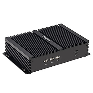 KINGDEL Powerful Fanless Mini PC with Intel i7 12th Gen. 10 Cores 4.7Ghz CPU, 16GB RAM, 1TB NVMe SSD, Wi-Fi 6E + BT 5.2, 4K: 4096 x 2304, HD Port, Gigabit Ethernet, W-11 Pro