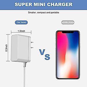 SGEOYPIL 5.9V Power Cord for Camera Unit, 9.8FT Safety Plug Compatible with Infant Optics Camera Unit DXR-8 / DXR-8 Pro Replacement Original Charger Adapter (Not Compatible with Monitor Unit)