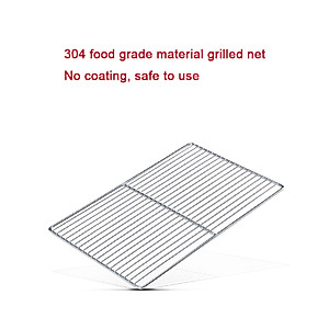QTBH Barbecue Desk Portable Stainless Steel Grill Mini Outdoor Camping Barbecue Grill Charcoal Barbecue Grill Outdoor Commercial Folding Barbecue Tool Tabletop Barbecue