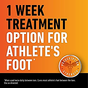 Lotrimin Ultra 1 Week Athlete's Foot Treatment, Prescription Strength Butenafine Hydrochloride 1%, Cures Most Athlete’s Foot Between Toes, Cream, 1.1 Ounce (30 Grams)