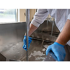 Vikan 38913 UST 6.9" Hand Brush - Stiff, Blue