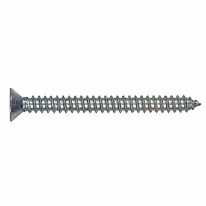 The Hillman Group 490269 Flat Head Phillips Sheet Metal Screw, 8 x 1-1/4-Inch , 10-Pack , zinc