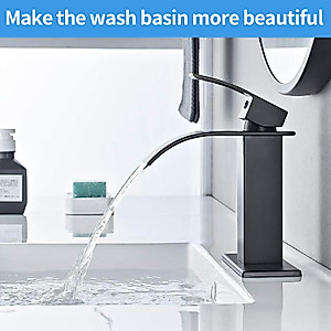 2pcs 6" Hole Cover Deck Plate for Bathroom Vanity Sink, 3-to-1 Bathroom Faucet Escutcheon Plate, Rectangle, Stainless Steel (Matte Black)