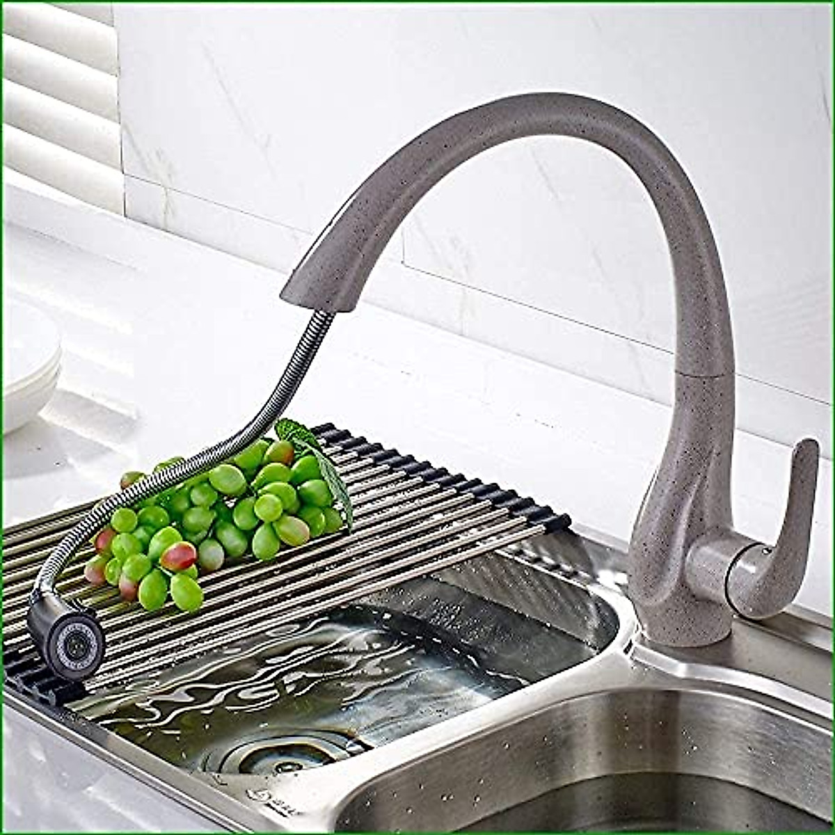 NEOCHY Faucets,Bathroom/Kitchen Faucet Tap,Can Pull Spin,Hot and Cold Faucet,Nano Surface Rotate Water-Tap Mixer