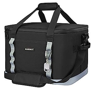 GARDRIT 16/30/60 Can Large Cooler Bag - Collapsible Insulated Lunch Box, Leakproof Cooler Bag Suitable for Camping, Picnic& Beach (39L)
