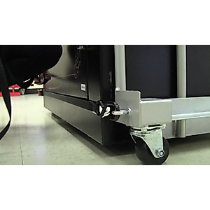 Anderson Gun Safe Dolly 1600 Lbs. Capacity / Heavy Duty Steel / 3 inch casters / Retractable Ratchet Straps / Padded Frame / Made in The USA