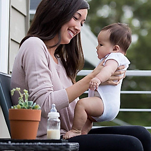 Evenflo Feeding Glass Premium Proflo Vented Plus Bottles for Baby, Infant and Newborn - Helps Reduce Colic - Clear, 8 Ounce (Pack of 6)