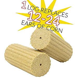 C&S Sweet Corn Squirrelog, 6-Pack Refill