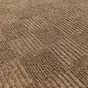 Mohawk Home 24" x 24" Indoor/Outdoor 0.25" Pile Height, Peel and Stick Carpet Tile, Brown Polyester, (15 Tiles) (60 sqft/Box)