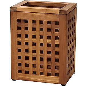 AquaTeak Grate Waste Basket