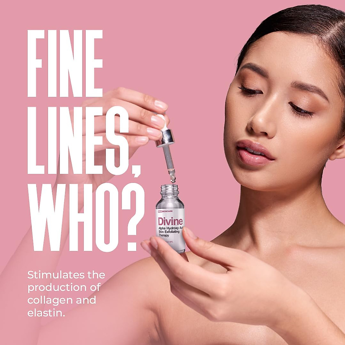 Mandelic Acid 40% AHA Liquid Exfoliant - Gentle Exfoliating Mandelic Acid Peel for Acne Scars, Folliculitis, Dark Spots & Blackheads - Pore Minimizer Chemical Peel for a Glow Up, 1 Fl Oz