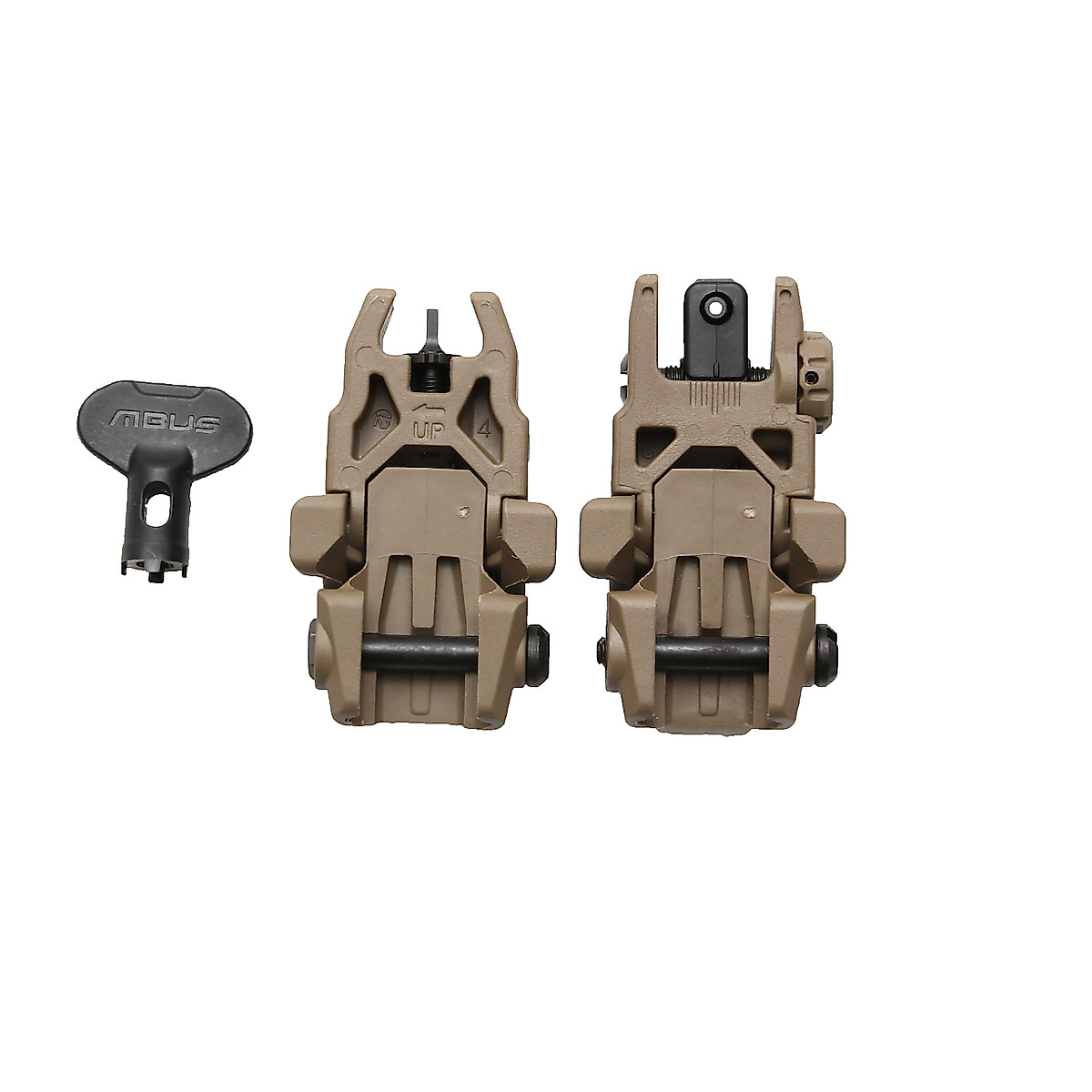 Magpul MBUS Sight Set GEN 2 Color Flat Dark Earth Front & Rear Included
