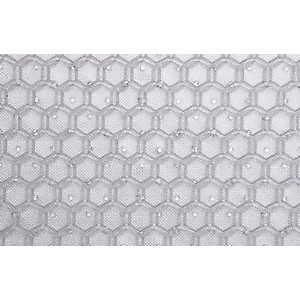 Intro-Tech Hexomat Front Row Custom Floor Mats for Select Ferrari F40 Models - Rubber-like Compound (Clear)