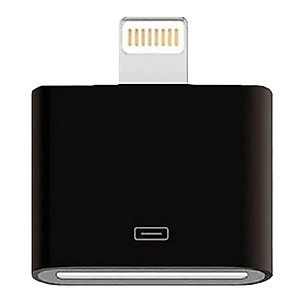 Lightning to 30-pin Adapter，Apple MFi Certified iPhone 8-Pin Male to 30-Pin Female Adapter Charging Sync Converter Connector Compatible iPhone 13/13P/12/11/X/8/7/6P/5S/5/iPad/iPod (No Audio)