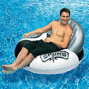 Poolmaster San Antonio Spurs NBA Swimming Pool Float, Luxury Drifter