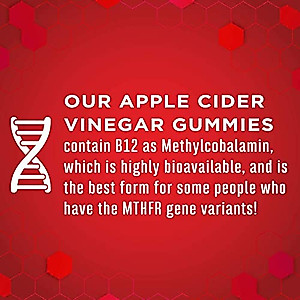 MaryRuth Organics Apple Cider Vinegar | 1 Month Supply | Apple Cider Vinegar Gummies for Adults and Kids | Supplements for Immune Support | Vegan | Non-GMO | Gluten Free | 30 Servings
