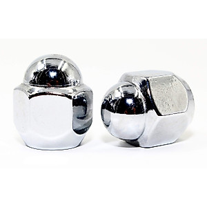 Set of 20 Veritek 12x1.25mm 3/4 Hex 0.95 Inch Chrome OEM Factory Style Acorn Conical Seat Dome Top Lug Nuts for Subaru Factory Wheels