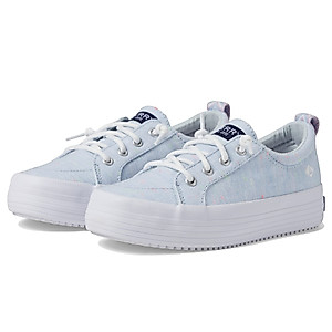 Sperry Crest Vibe Platform Sneaker, Blue, 13 US Unisex Big Kid