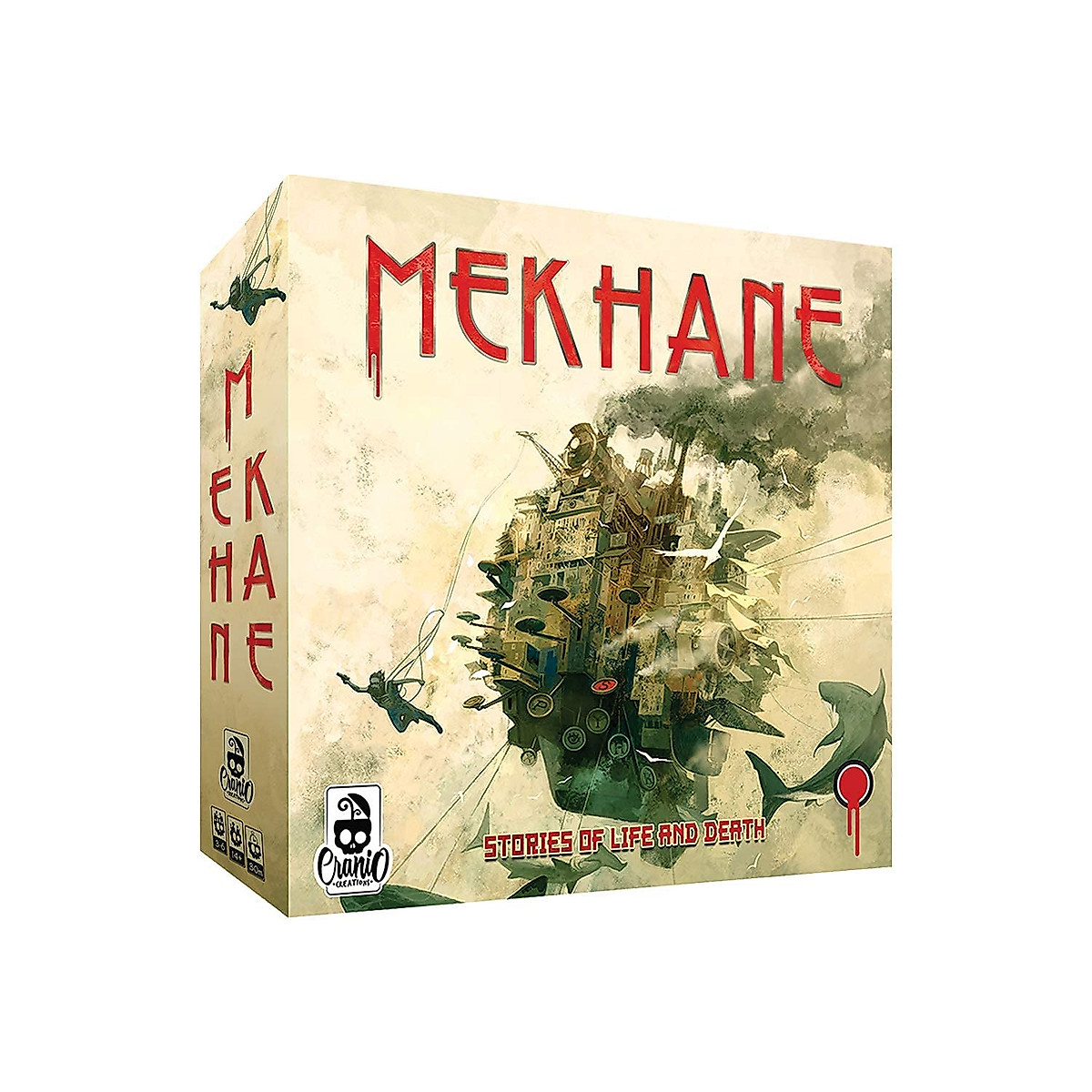 Cranio Creations Mekhane Board Game | Narrative Card Game | Story Adventure Game for Adults and Teens | Fun Game for Game Night | Ages 14+ | 3-8 Players | Average Playtime 30 Minutes