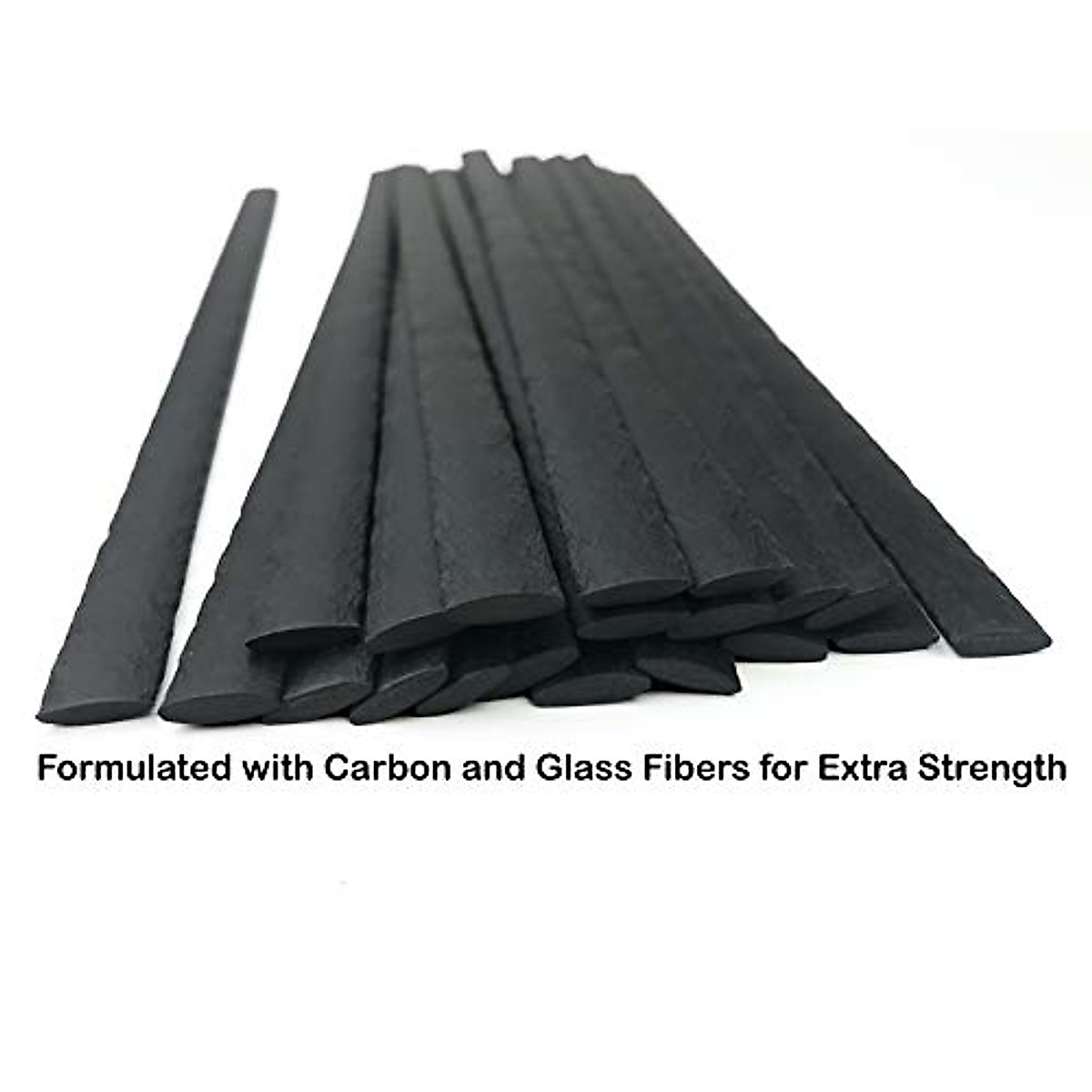 JOUNJIP Plastic Welding Repair Kit with 40 More Additional Specially Formulated Plastic Rods with Carbon and Glass Fibers for Extra Strength and Flexibility