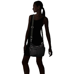 Baggallini Securtex® Anti-theft Free Time Crossbody Bag Cross Body, Black, One Size US