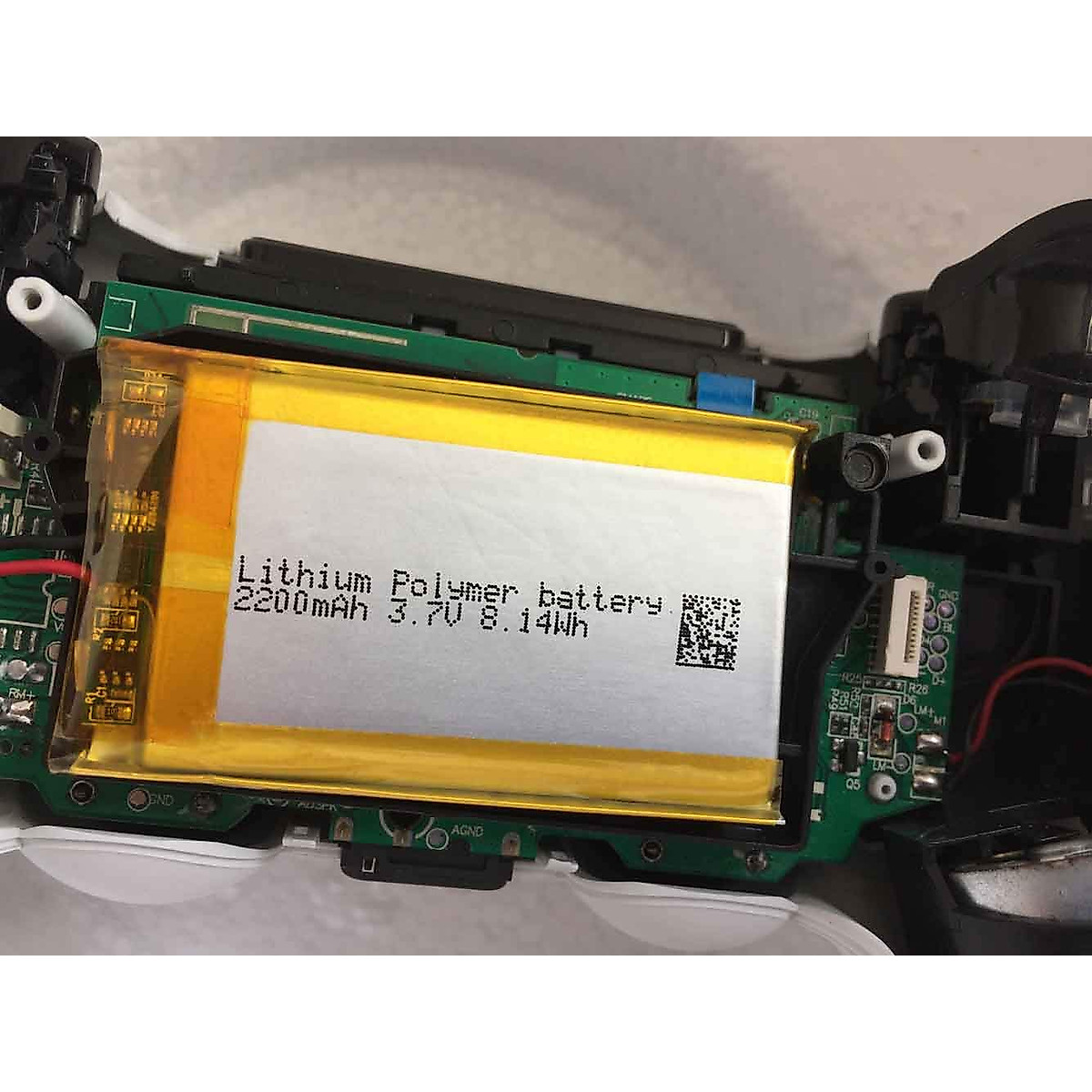 AOLIKES Cuh-zct1u Battery, LIP1922-B 3.7v 2200mAh for Sony PS4 Controller Battery Replacement for DualShock 4 Wireless Controller Cuh-zct1e, without Light Bar on Touchpad