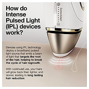 Braun IPL Long-lasting Hair Removal System for Women and Men, NEW Silk Expert Pro 5 PL5347, Head-to-toe Usage, for Body & Face, Alternative to Salon Laser Hair Removal, With 3 Extra Caps