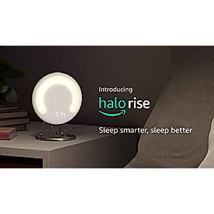 Introducing Amazon Halo Rise - Bedside Sleep Tracker with Wake-up Light and Smart Alarm