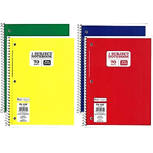 Back to School Essentials Supplies Pack Kit Bundle - Grades K-8 | Wide Ruled Notebooks Composition Book Folders Markers Crayons Colored Pencil Sharpener Glue Sticks (for Girls)