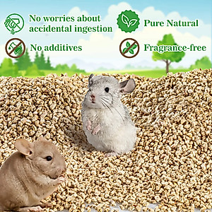 Sukh 308g Corn Cob Hamster Bedding - Guinea Pig Bedding Rabbit pet Bedding Guinea Pig Rabbit Litter Horse Bedding pellets Bunny Pig Hedgehog Chicken coop Reptile Chinchilla Animal Bedding