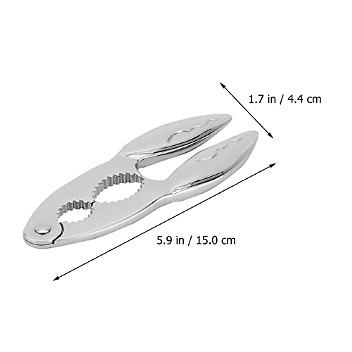 BESTonZON Pecan Cookies Nutcracker Tool of 2 Crab Leg Crackers metal walnut opener chestnut opener nut funnel Tools Lobster Crackers Pecan Cookies Nutcracker Tool