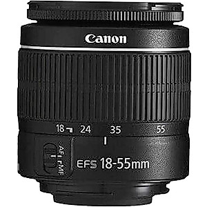 Canon EOS Rebel T100 Camera with 18-55mm+Commander Starter Kit+Lens Filters+CASE+64Memory Cards(18PC)