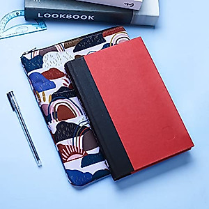 Whimsical Clouds Book Sleeve, Book Covers for Paperbacks, Washable Fabric, Book Sleeves with Zipper, Medium 11 X 8.5 Inch