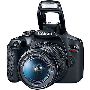 Canon EOS Rebel T7 DSLR Camera with 18-55mm Lens | Built-in Wi-Fi|24.1 MP CMOS Sensor | |DIGIC 4+ Image Processor and Full HD Videos - Expo Basic Accessories Bundle (Renewed)
