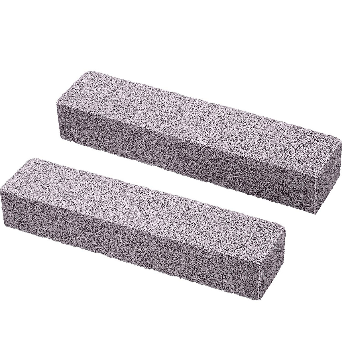 Chinco 2 Packs Pumice Stick for Cheaning, Pumice Scouring Stone Pad Removing Stain Grime Without Leaving Scratches for Kitchen Oven Stove Home Bathroom Toilet Pool House Cleaning Supplies
