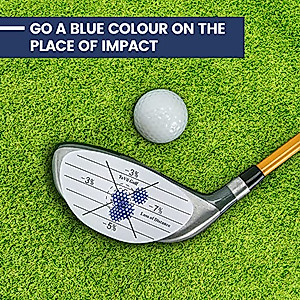 ToVii 300Pcs ~600Pcs Golf Impact Tape Set, Self-Teaching Sweet Spot and Shot Consistency Analysis, Club Impact Stickers for Woods Irons and Putters Golf Accessories for Men