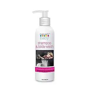 Nature's Baby Conditioner & Detangler - Formulated for Problem and Sensitive Skin - Sulfate Free, No Artificial Fragrances and pH Neutral - Lavender Chamomile 8 oz