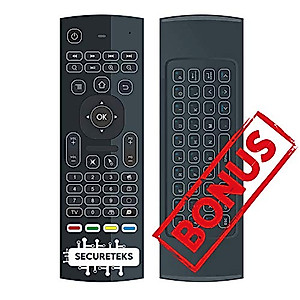 Dreamlink/Formuler New Advance Z10 Pro Max 2021 Latest Box with IR Learning Remote-Ultimate 4K UHD Android OTT Media Streamer + Bonus Secureteks MX3 AirMouse Keyboard with Backlit