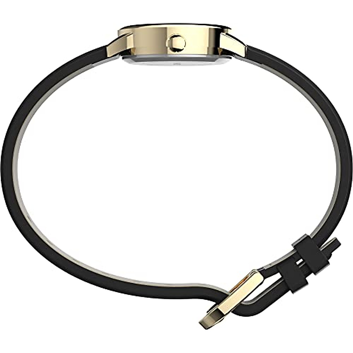 Timex Women's T2H341 Easy Reader Black Leather Strap Watch