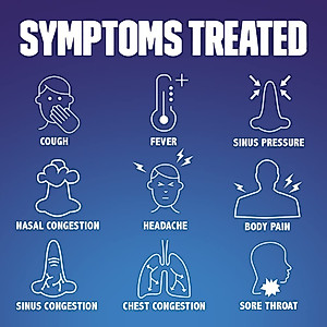 Mucinex Fast-Max Max Strength, Cold, Flu, Sore Throat (Pack of 2/Liquid Gels)