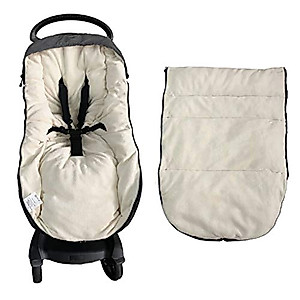funlife Anti-Kick Waterproof High Performance Winter Stroller Footmuff Fits All Travel Gear,Front Piece Height Adjustable and Removable