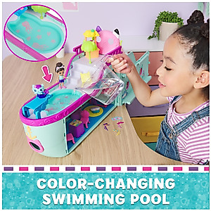 Gabby’s Dollhouse, Gabby Cat Friend Ship, Cruise Ship Toy with 2 Toy Figures, Surprise Toys & Dollhouse Accessories, Kids Toys for Girls & Boys 3+