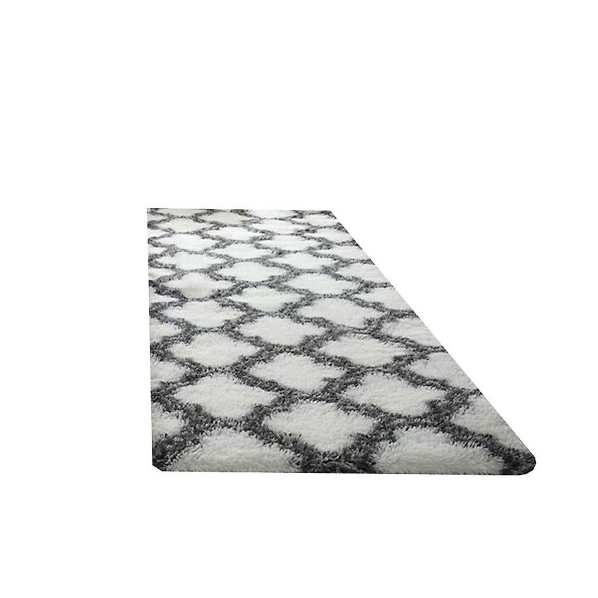 Scceatti Rugs for Bedroom 5x1.5 Feet Washable Fluffy Thick Bedroom Rug Rugs Big Bohemian Kitchen Rug Modern Rug Shaggy Home Area Mat Plush Floor Rugs Room Carpet for Bedroom Living Room Decor,White