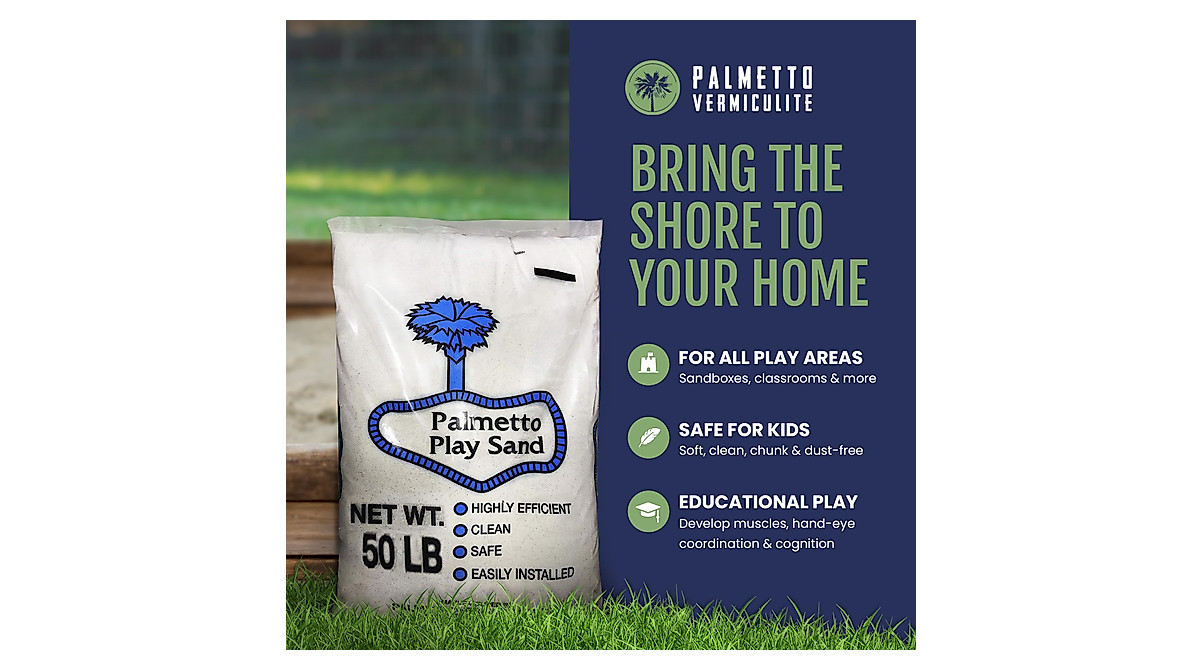 Palmetto Soft Play Sand - Safe, Clean & Engaging Fun