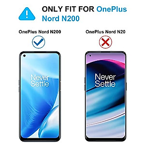 【3+3 PACK】Coolpow Designed for Oneplus Nord N200 5G Screen Protector plus One Nord N200 5G Screen Protector Tempered Glass Cell Phone Film, 【EasyInstall Tool 】,9H Hardness, Ultra HD, Scratch Resistant