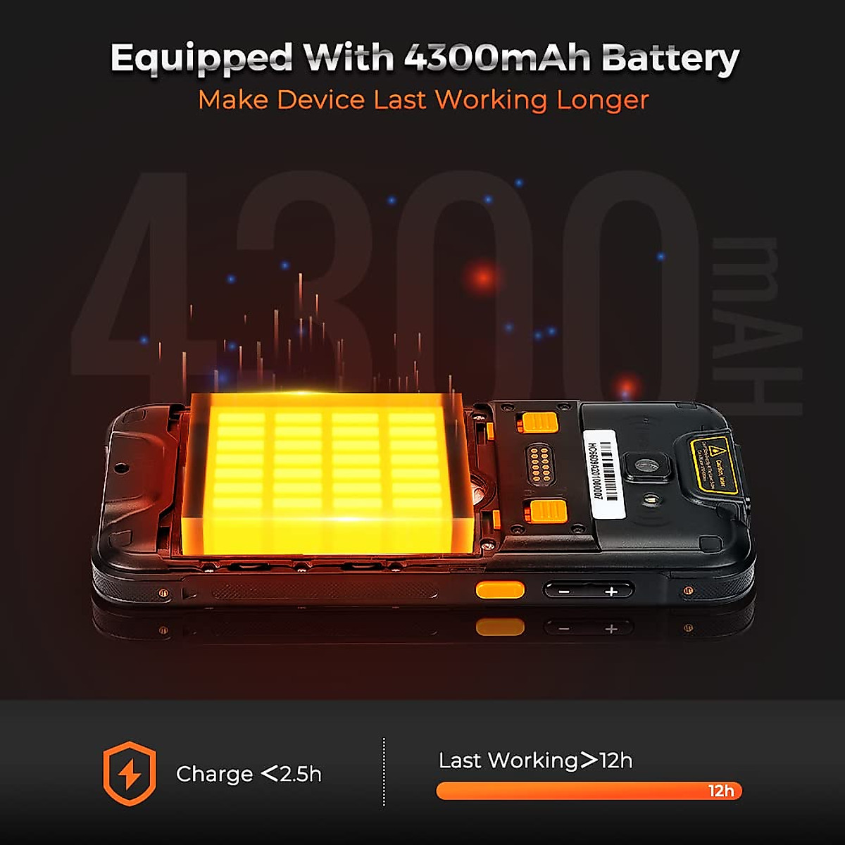 2023 Newest Android Barcode Scanner, Android 11, Mobile Handheld Computer, Wi-Fi 6 MUNBYN Rugged PDA Data Terminal SE4710 Zebra Scanner, 1D 2D QR Barcode Scanner with Case for Retail Warehouse Scanner