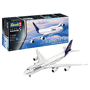 Revell 03891, Boeing 747-8 Lufthansa New Livery, 1:144 Plastic Scale Model