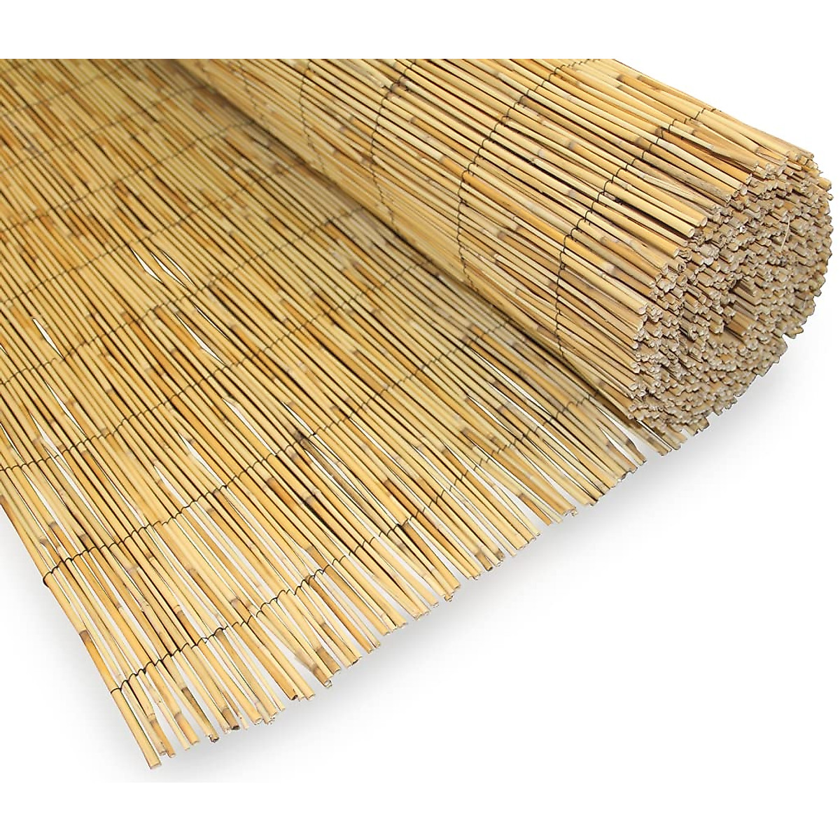 Backyard X-Scapes Natural Reed Fencing Decorative Fence for Backyard Garden Fencing Divider 4 ft H x 8 ft L