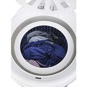 The Laundry Alternative Drop Compact Washer - Countertop Washing Machine & Spinner, Space Saver, Stainless Steel Drum, Apartment-Friendly, Convenient Drain Hose, Easy Cleaning, 4.4 lb. Capacity